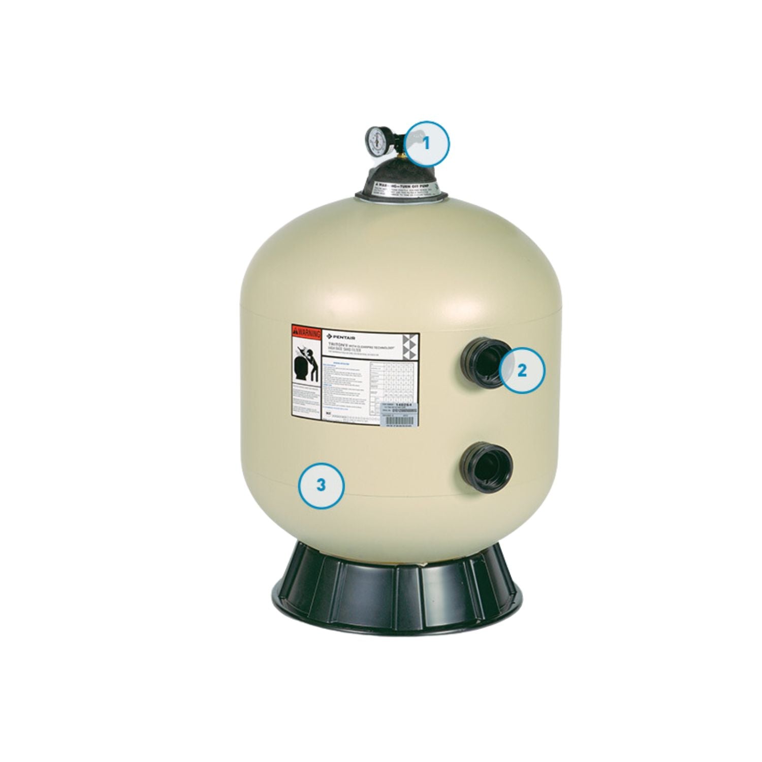 24" Pentair Triton II Sand Filter [140264] from MT Pools – MT Pool ...