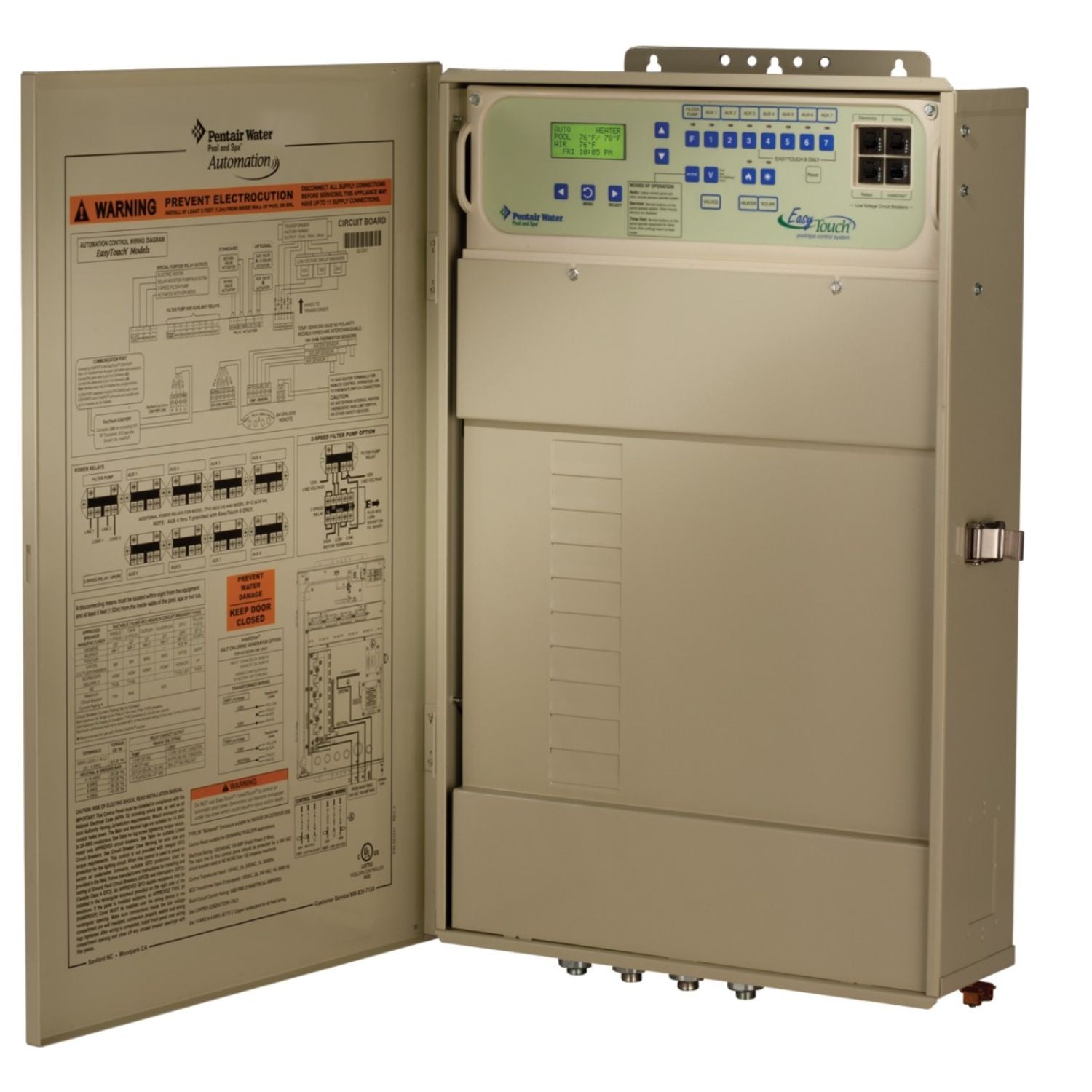 Pentair EasyTouch 8 Pool/Spa Control [520540] MT Pools – MT Pool ...