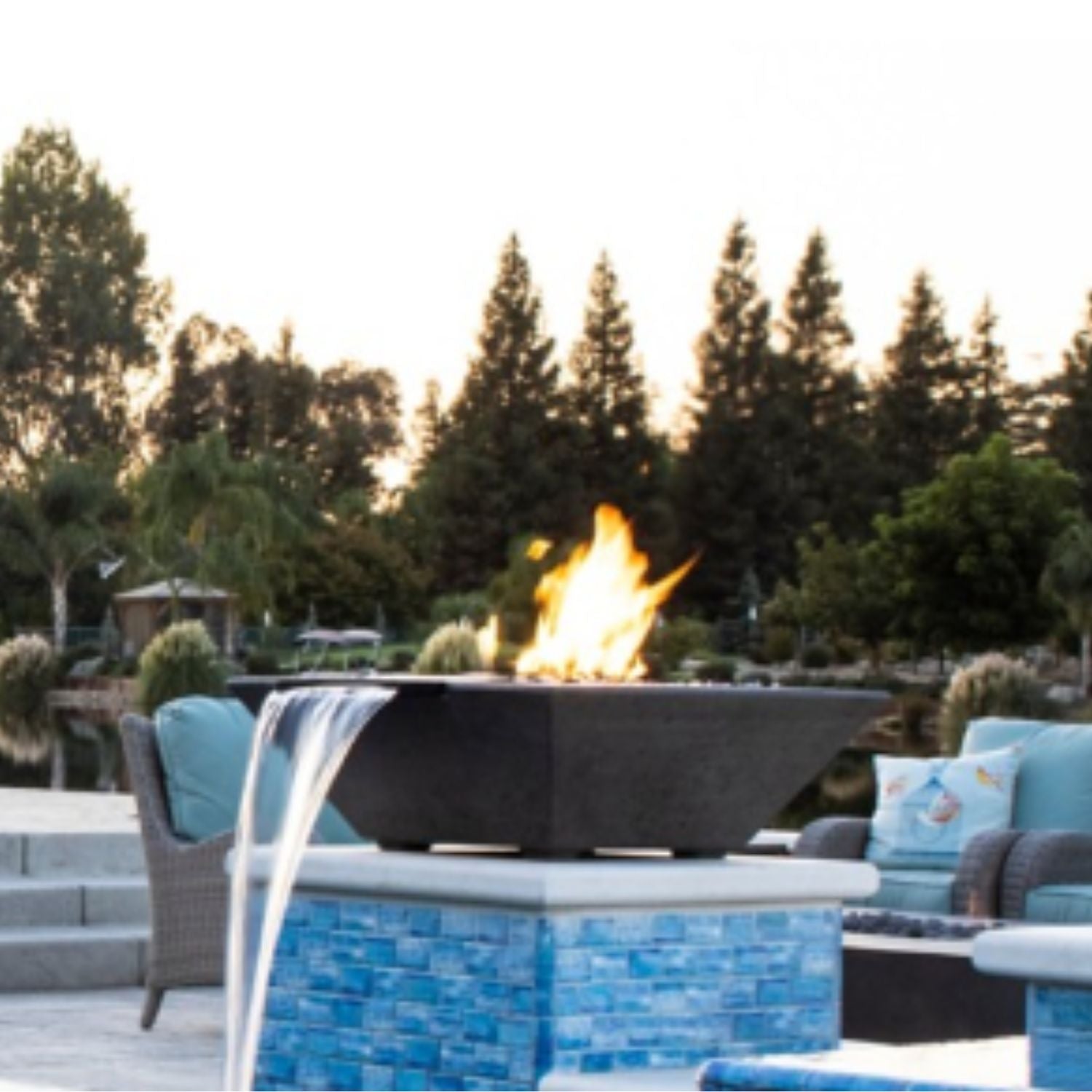 Pentair MagicFlame Fire Water Bowl 32" Bronze [580185] MT Pools – MT ...