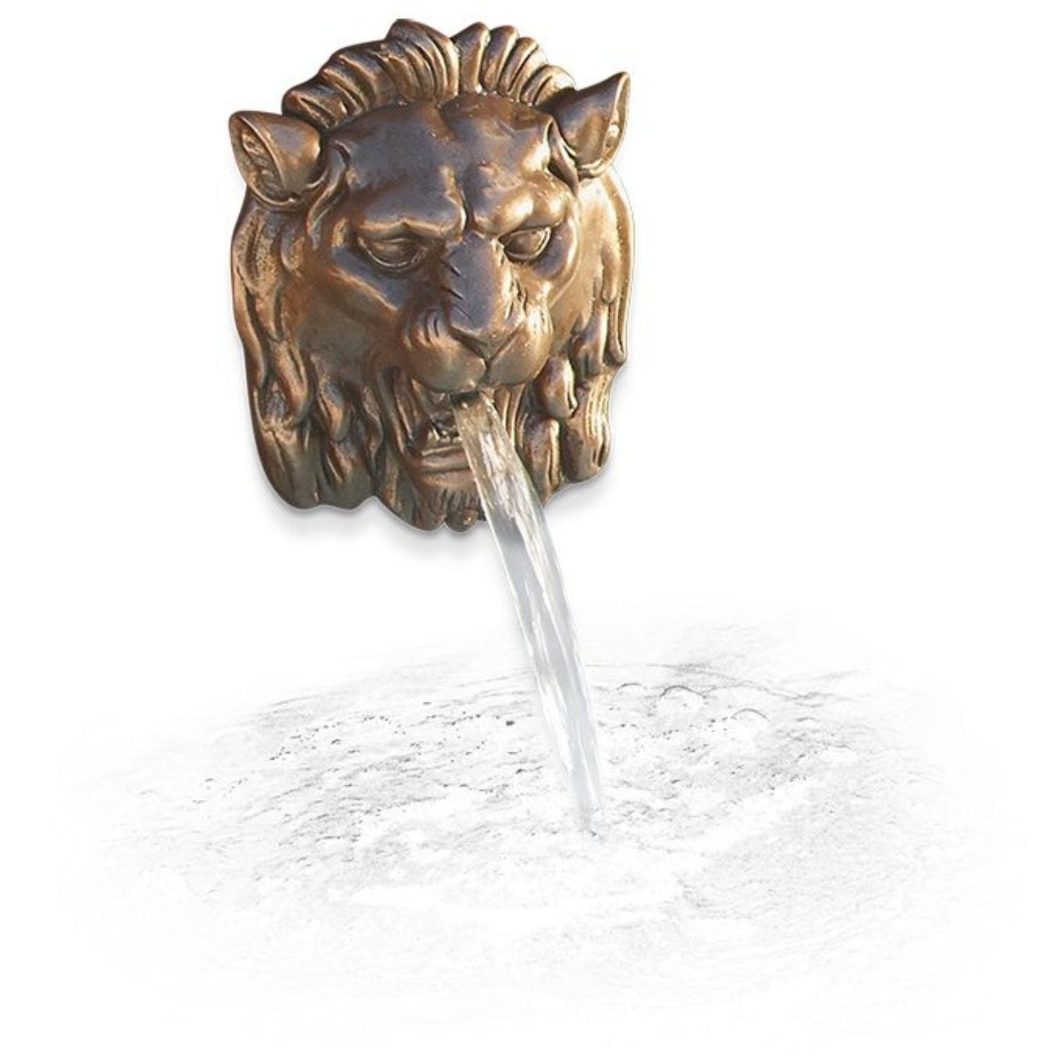 Pentair WallSpring Grey Lion Water Feature [5821201] MT Pools – MT Pool ...