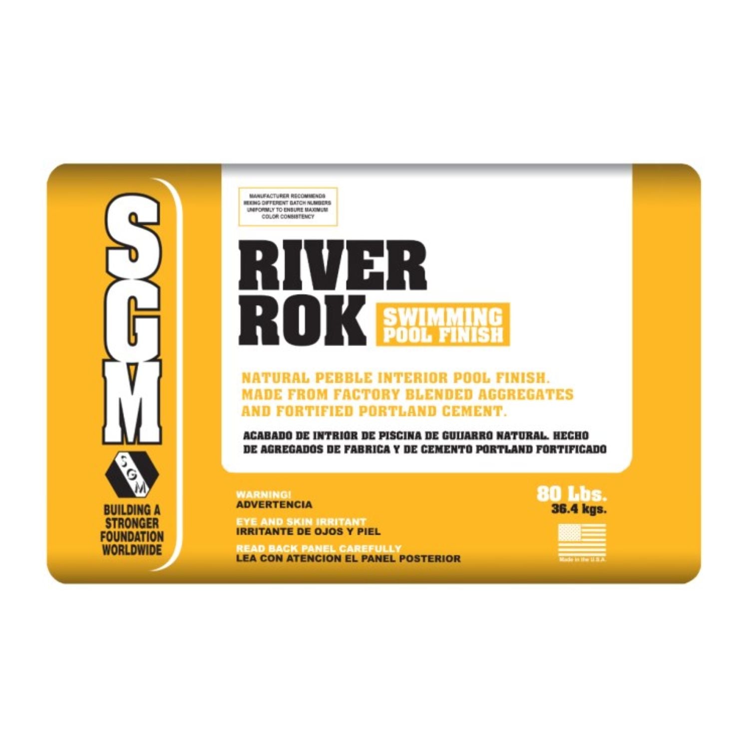 SGM River Rok Aqua Reef Pool Finish [80lb] from MT Pools – MT Pool ...