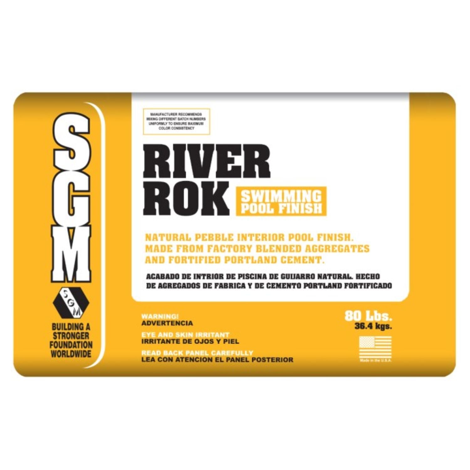 SGM RIVER ROK COOL SEAS 80 LBS BAGS - COOL SEAS – MT Pool Distributor