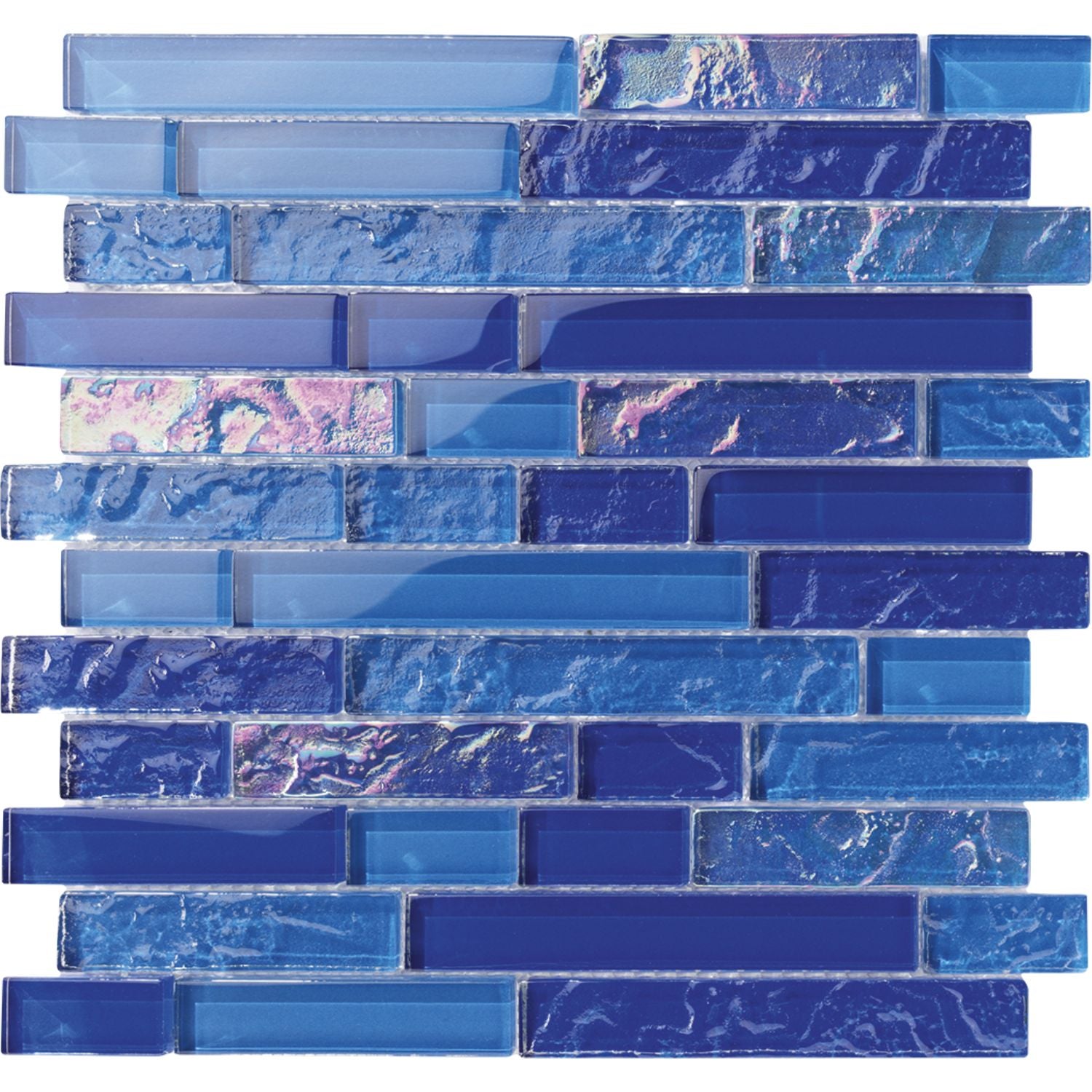 Alttoglass Bahama Bimini Glass Tile 1"x2" [S0031] MT Pools – MT Pool ...